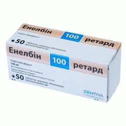 Енелбін 100 Ретард таблетки 100 мг №10 купити в Києві за найкращою ціною